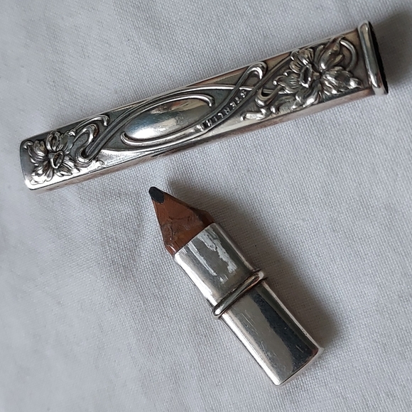 Unique Vintage | Office | 90 Sterling Silver Encased Pencil Sterling ...